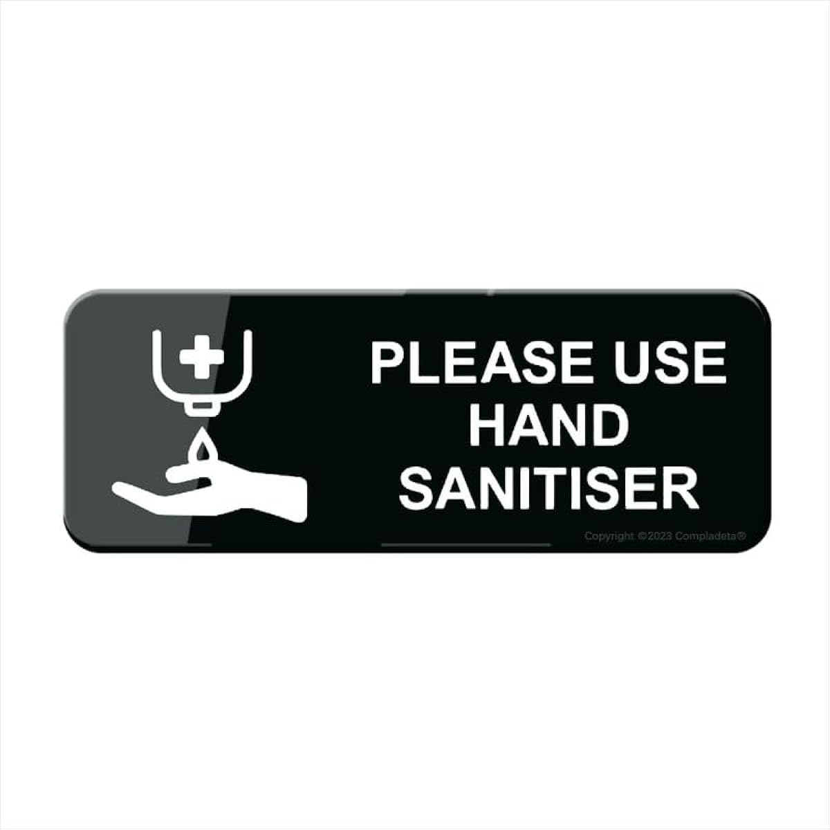 Please Use Hand Sanitiser Sign Door Sign Wall Decal For Offices Home ...
