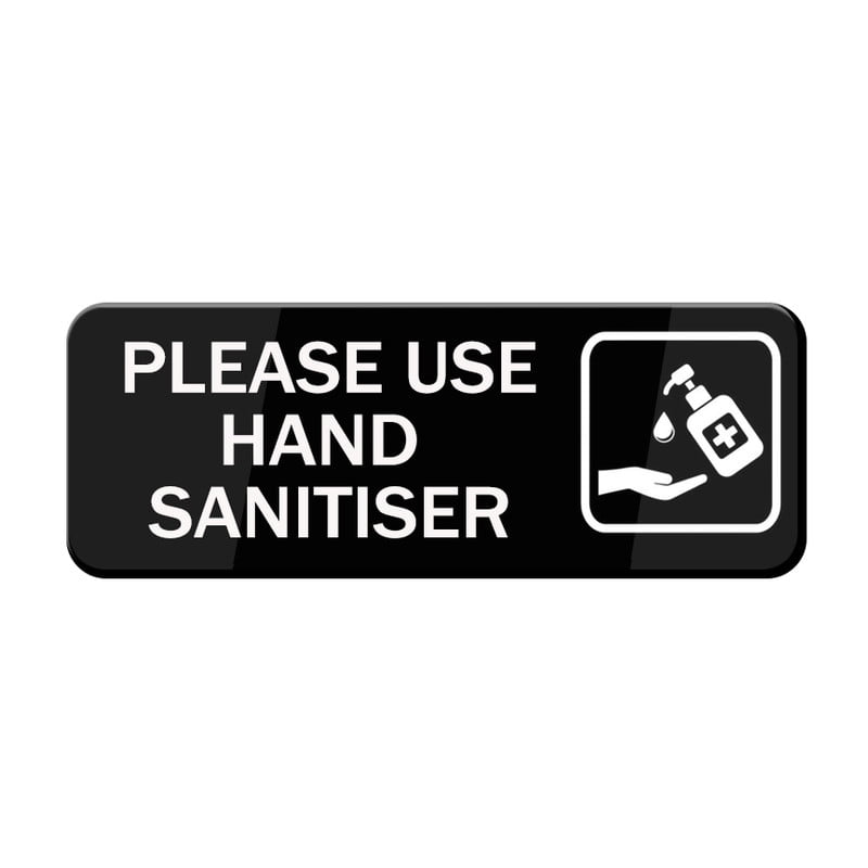 Please Use Hand Sanitiser Sign For House (With Strong Adhesive Tape ...