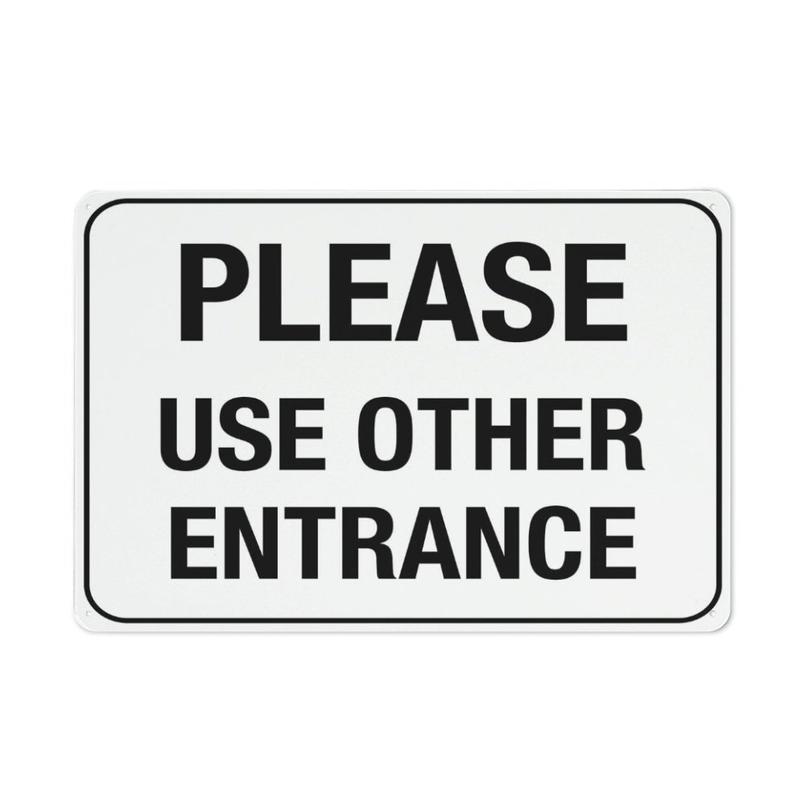 Please Use Other Entrance Sign 12X8 Inch Aluminum Uv Ink Printed For ...