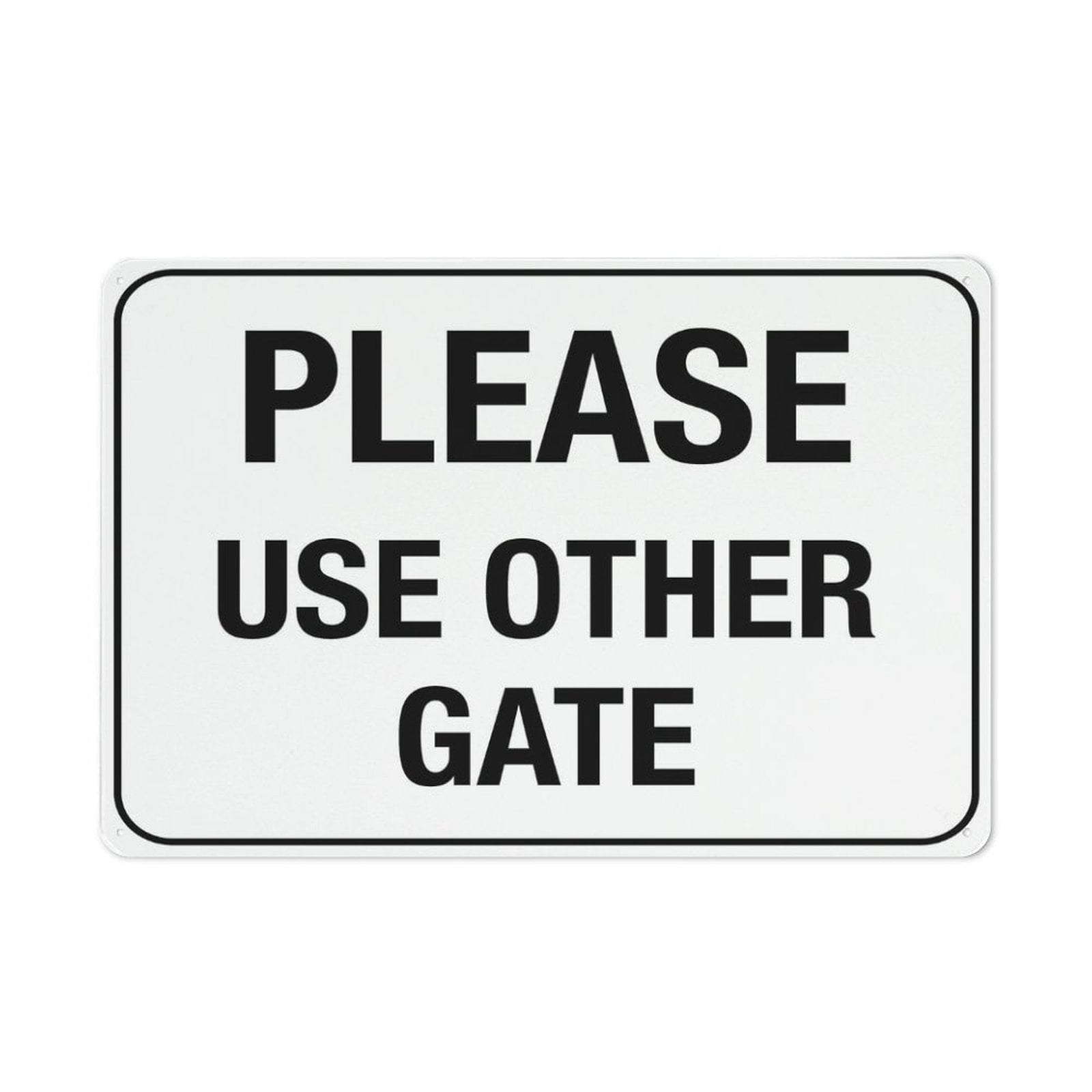 Please Use Other Gate Sign 12X8 Inch Tin Sign Great For Garden And Yard ...