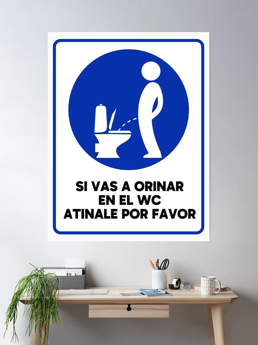 Please Use The Toilet Poster Wall Art, Modern Wall Decor For Living ...