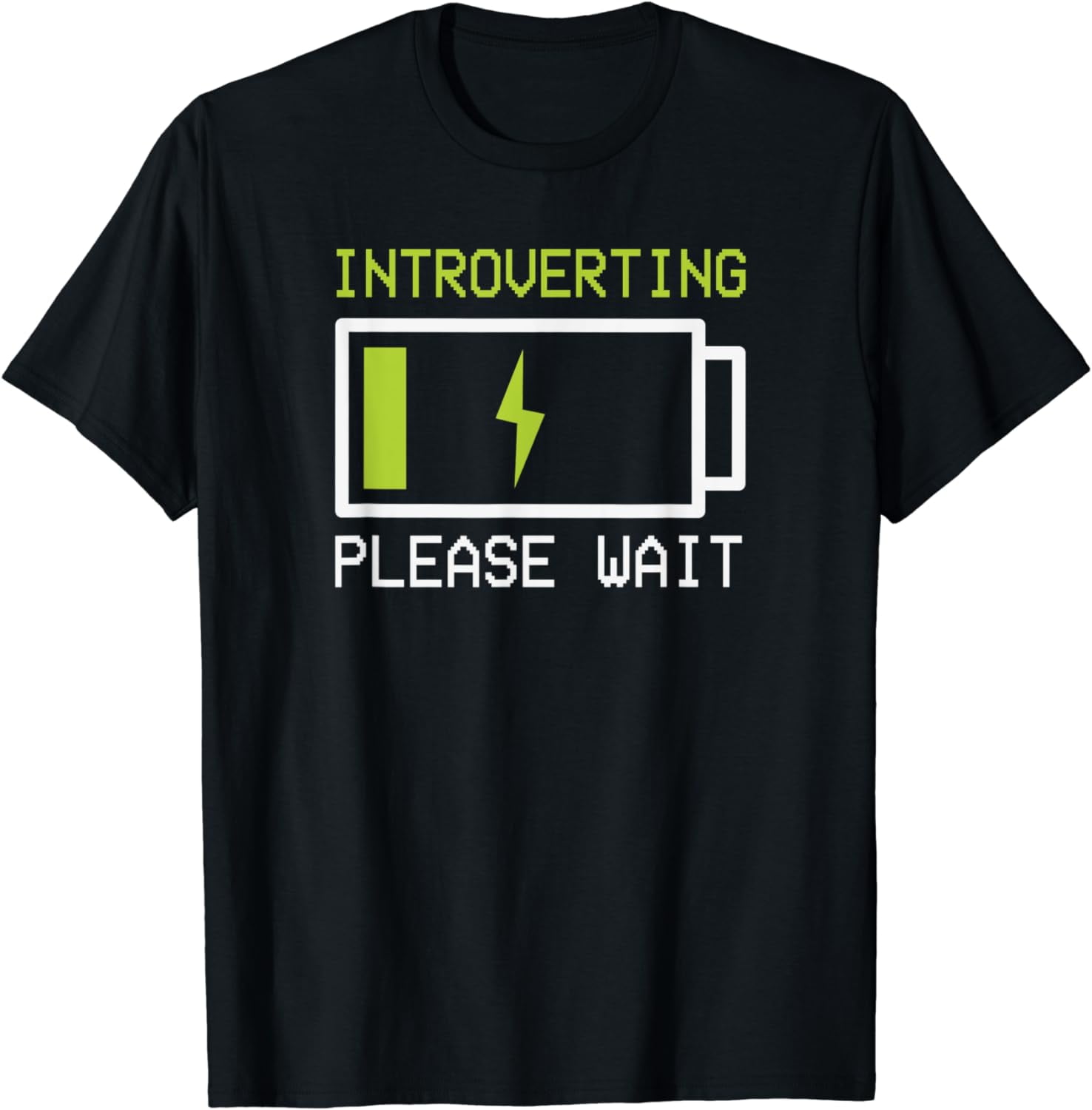 Please Wait Quiet Shy Introvert Passive T-Shirt - Walmart.com