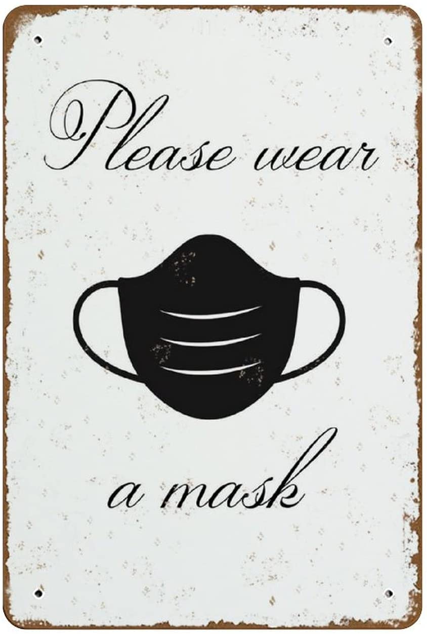 Please Wear A Mask Sign Face Mask Sign Face Masks Required Please Wear ...