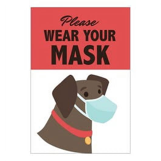 Please Wear Your Mask Sign - Walmart.com