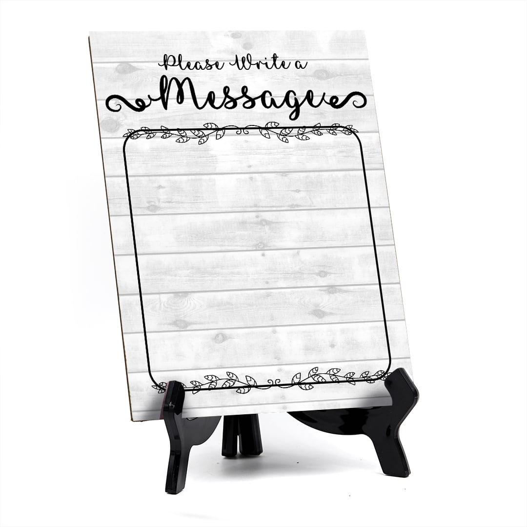 Please write a message Wipe Dry Table Sign (6x8) Office And Home ...