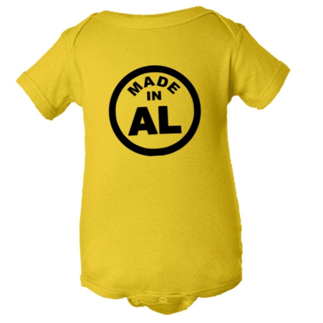 PleaseMeTees™ Baby From Born Made In Alabama AL Logo Label Tag HQ ...