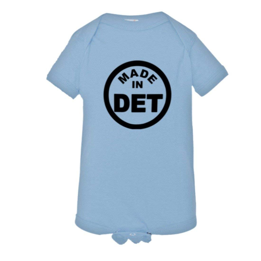 PleaseMeTees™ Baby From Born Made In Detroit MI Logo Label Tag Jumpsuit ...