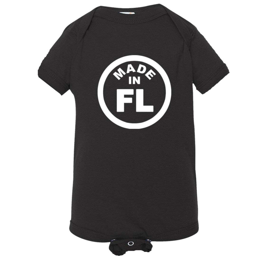 PleaseMeTees™ Baby From Born Made In Florida FL Logo Label Tag HQ ...