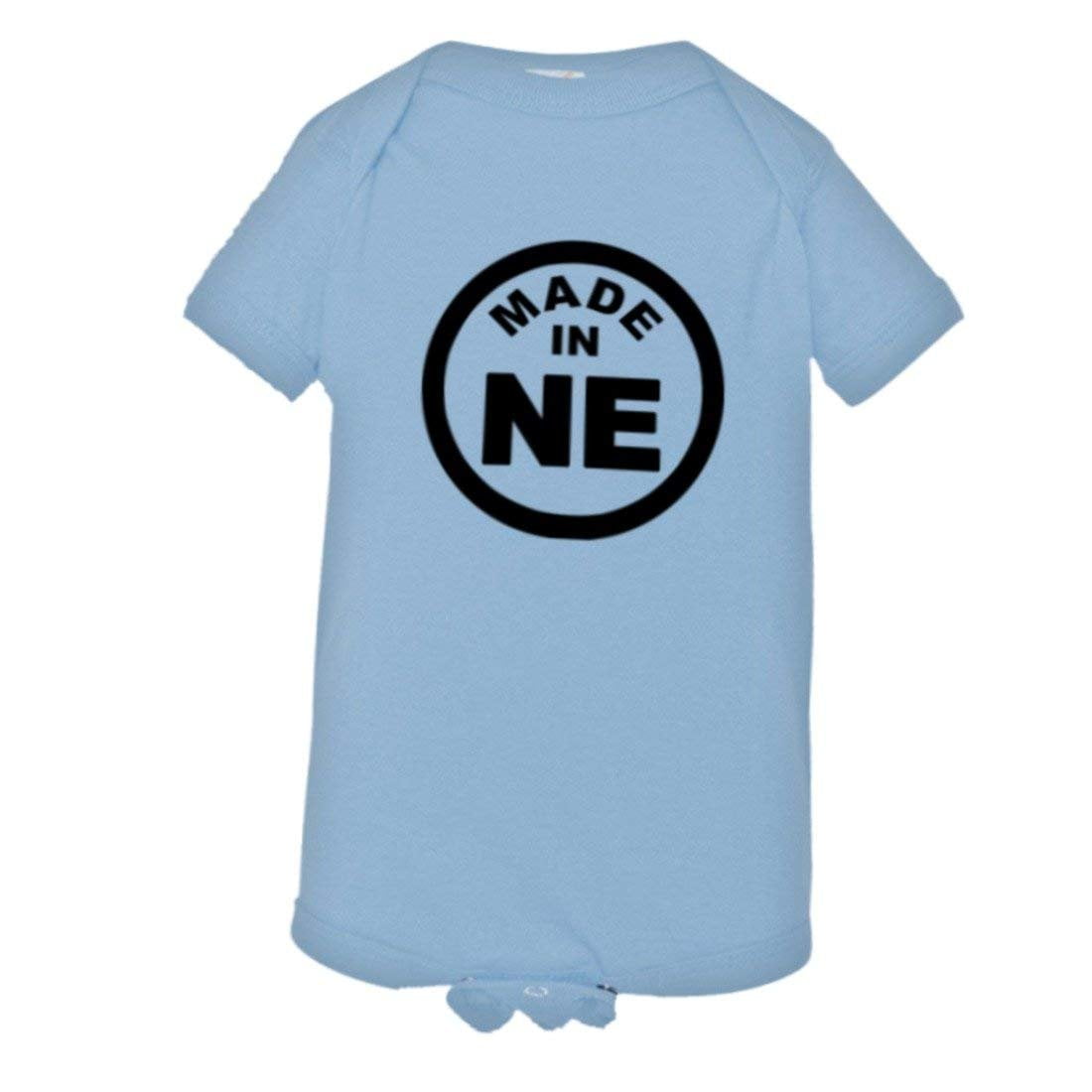 PleaseMeTees™ Baby From Born Made In Nebraska NE Logo Label HQ Jumpsuit ...