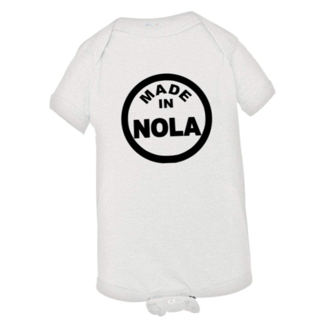 PleaseMeTees™ Baby From Born Made In New Orleans NOLA Logo Label ...