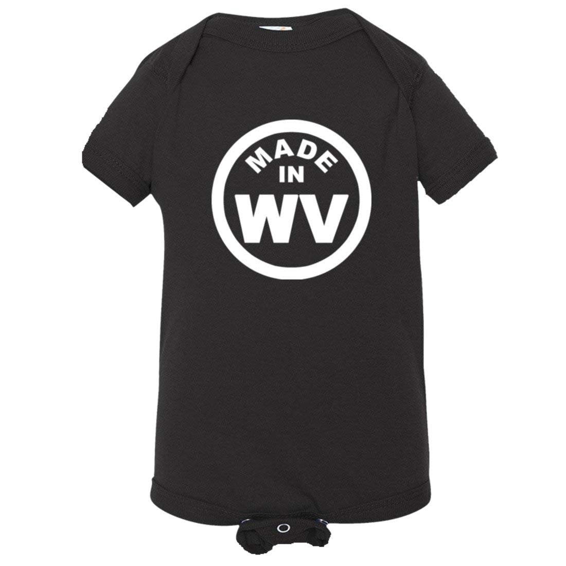 PleaseMeTees™ Baby From Born Made In West Virginia WV Logo Label ...