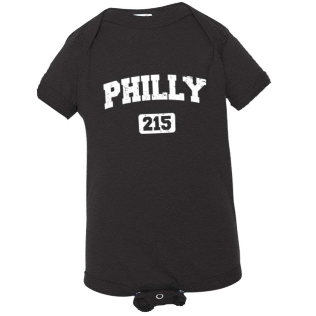 PleaseMeTees™ Baby Philly 215 Area Code Philadelphia Distressed ...