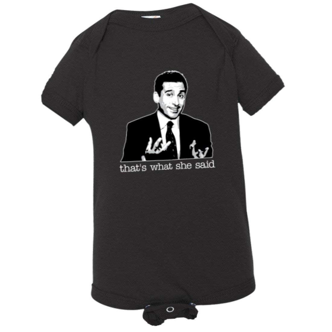 PleaseMeTees™ Baby Thats What She Said Office Michael Scott HQ Jumpsuit ...