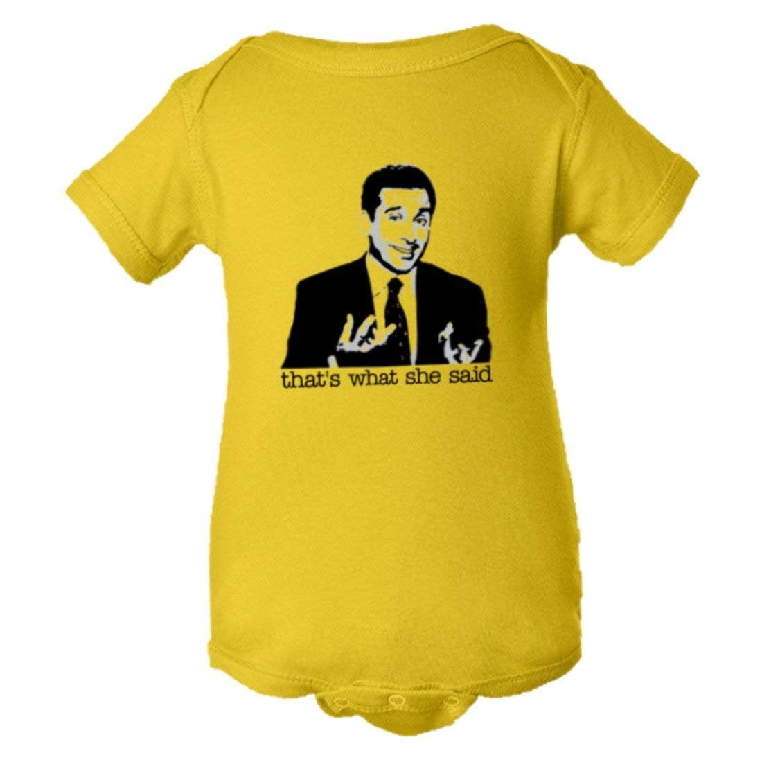 PleaseMeTees™ Baby Thats What She Said Office Michael Scott HQ Jumpsuit ...