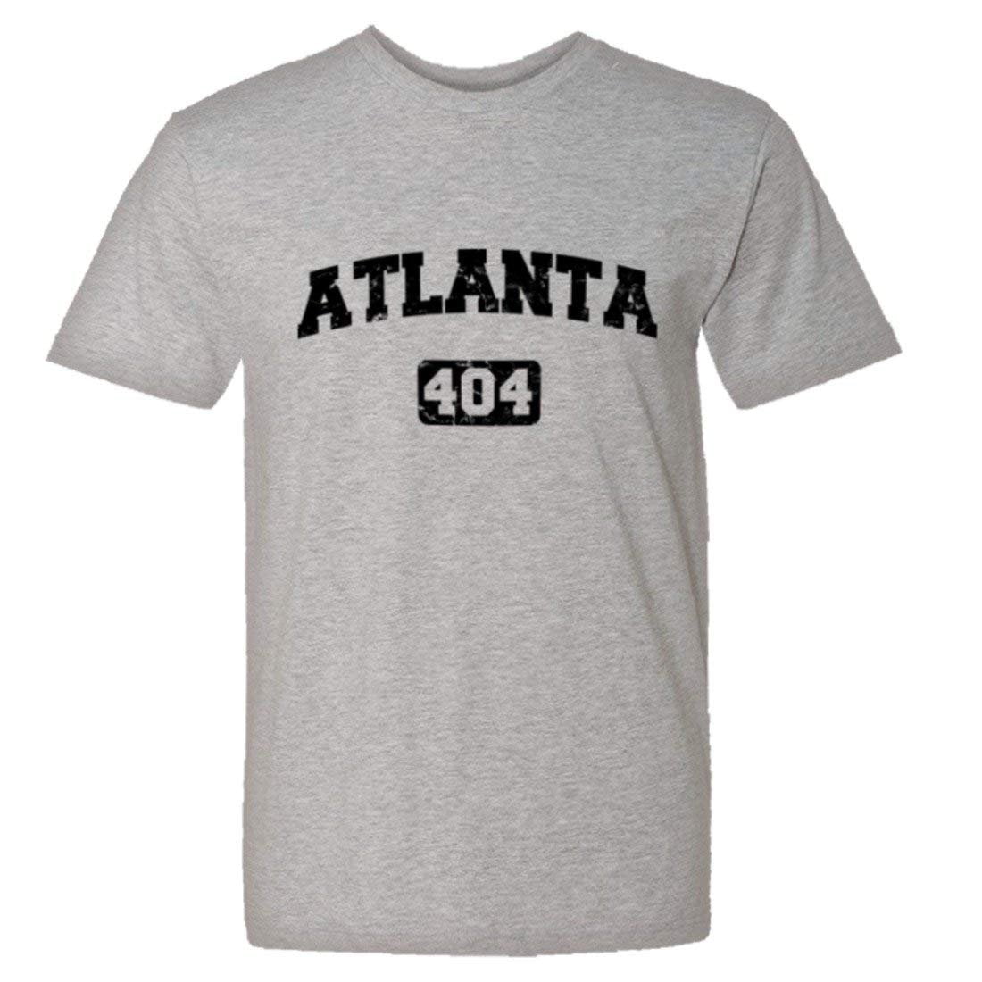 PleaseMeTees™ Mens Atlanta 404 Area Code Distressed HQ Tee - Walmart.com