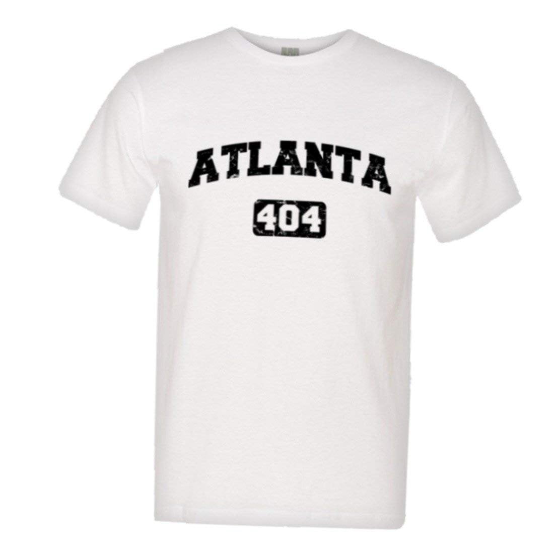 PleaseMeTees™ Mens Atlanta 404 Area Code Distressed HQ Tee - Walmart.com