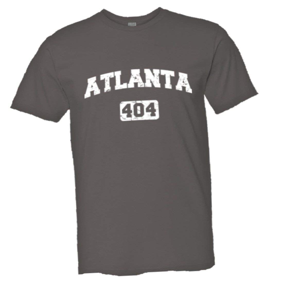 PleaseMeTees™ Mens Atlanta 404 Area Code Distressed HQ Tee - Walmart.com