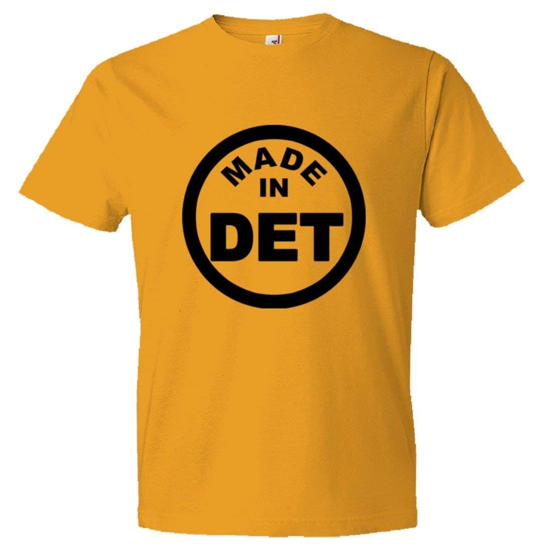 PleaseMeTees™ Mens From Born Made In Detroit MI Logo Label Tag HQ Tee ...