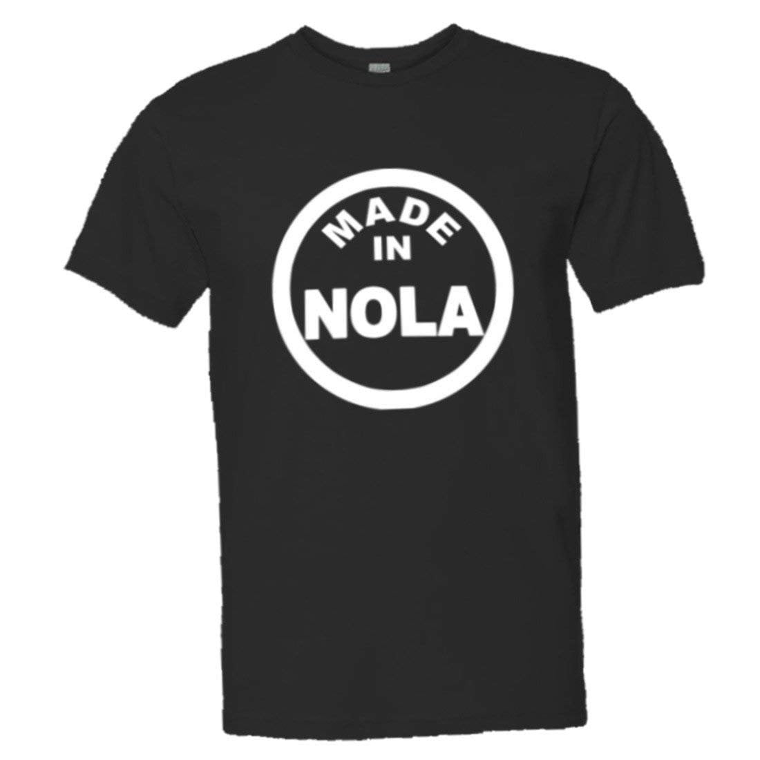 PleaseMeTees™ Mens From Born Made In New Orleans NOLA Logo Label HQ Tee ...