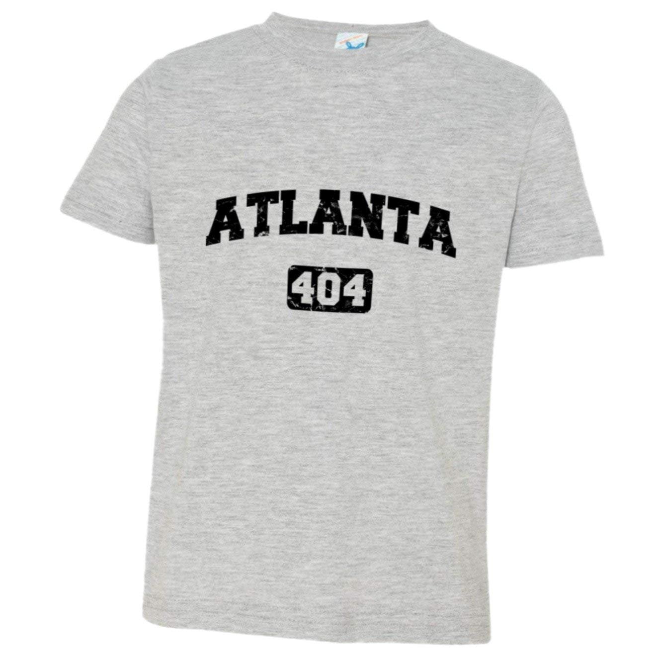 PleaseMeTees™ Toddler Atlanta 404 Area Code Distressed HQ Tee - Walmart.com