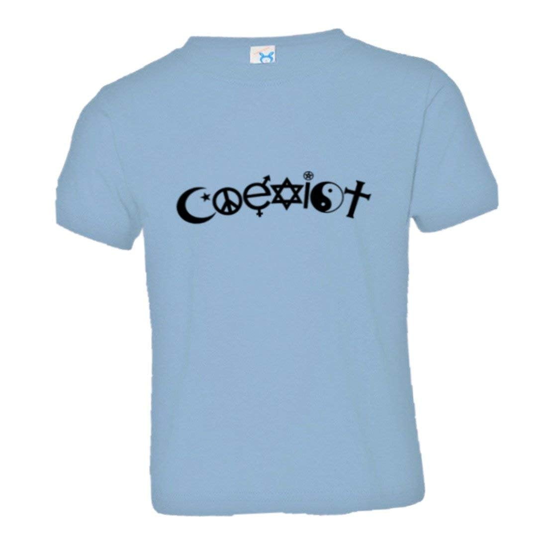 PleaseMeTees™ Toddler Classic Arched Coexist Religion Symbols HQ Tee ...