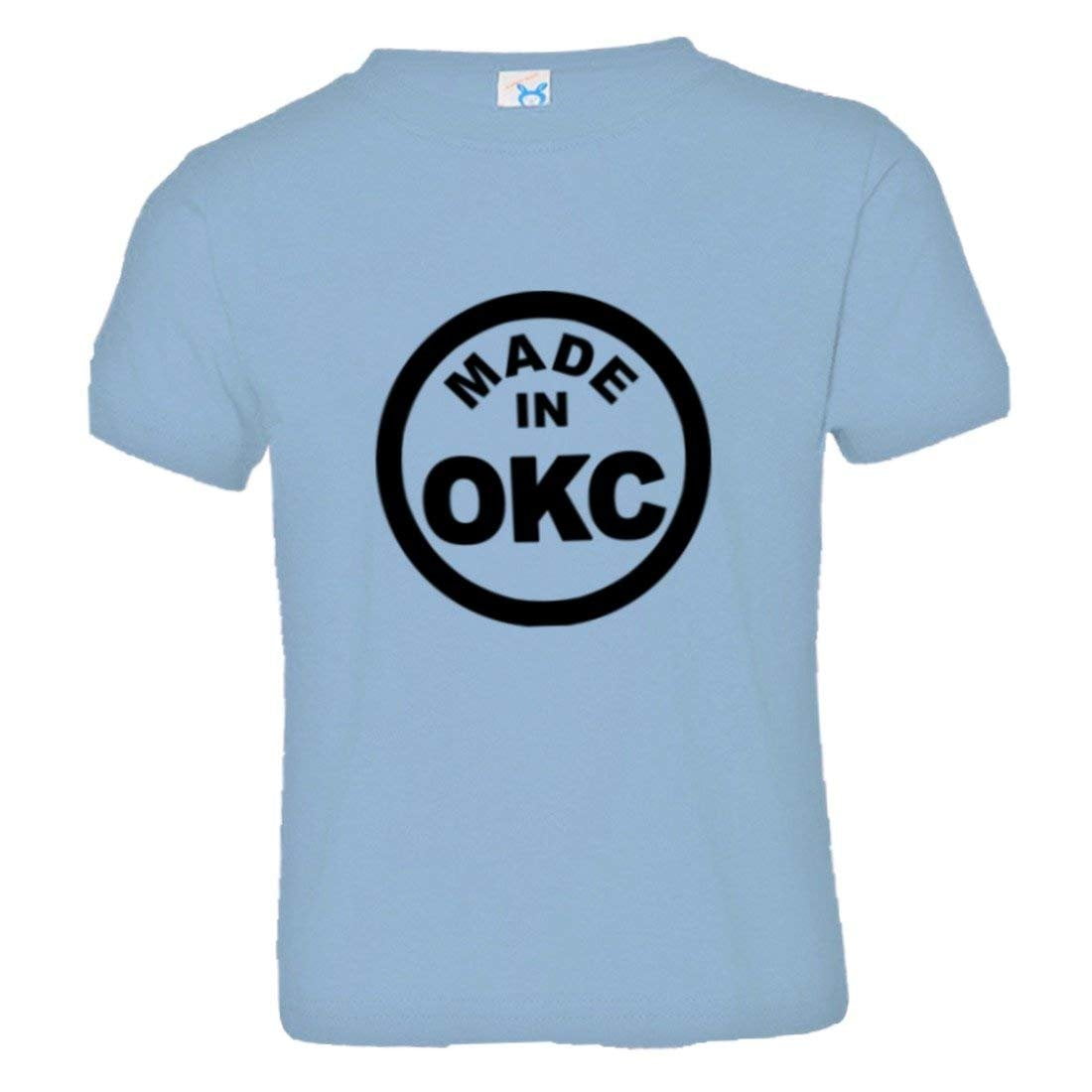 PleaseMeTees™ Toddler From Born Made In Oklahoma City OK Logo Label Tee ...
