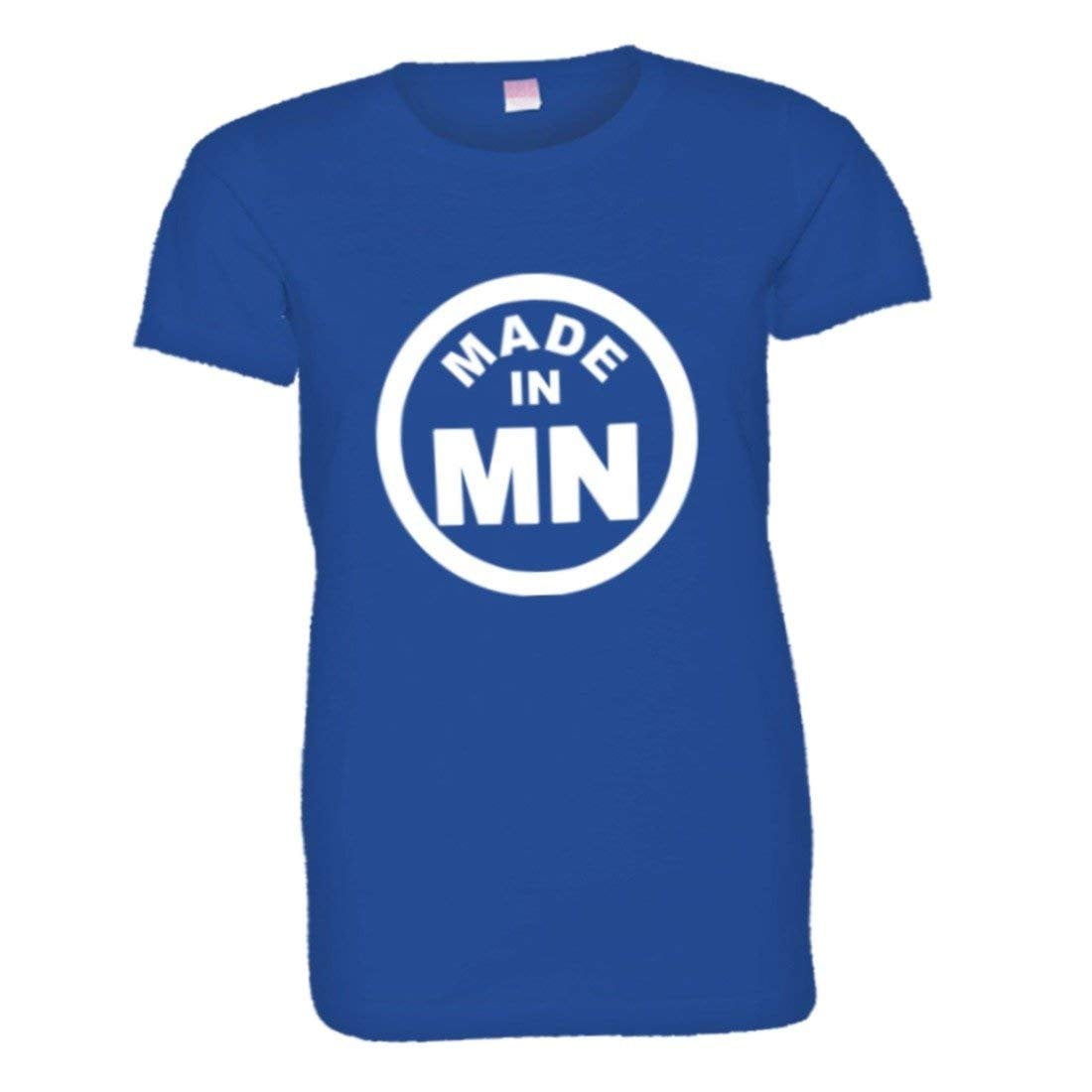 PleaseMeTees™ Womens From Born Made In Minnesota MN Logo Label HQ Tee ...