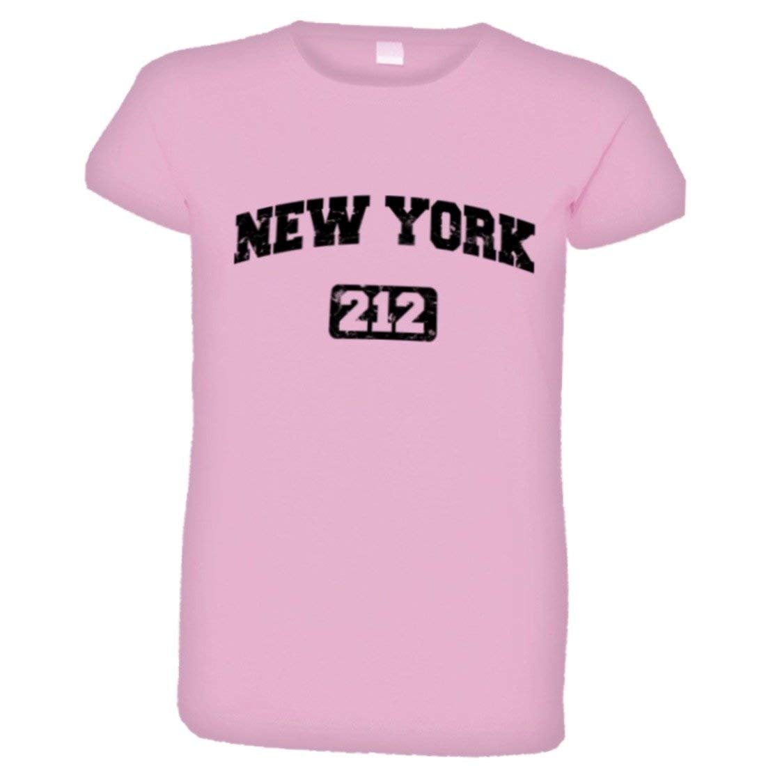 PleaseMeTees™ Womens New York 212 Area Code I Love NY Distressed HQ Tee ...