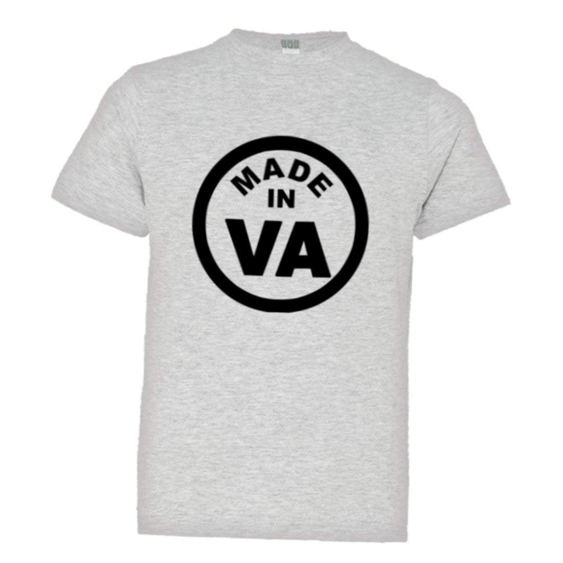 PleaseMeTees™ Youth Born Made In Virginia Lovers VA Logo Label HQ Tee ...