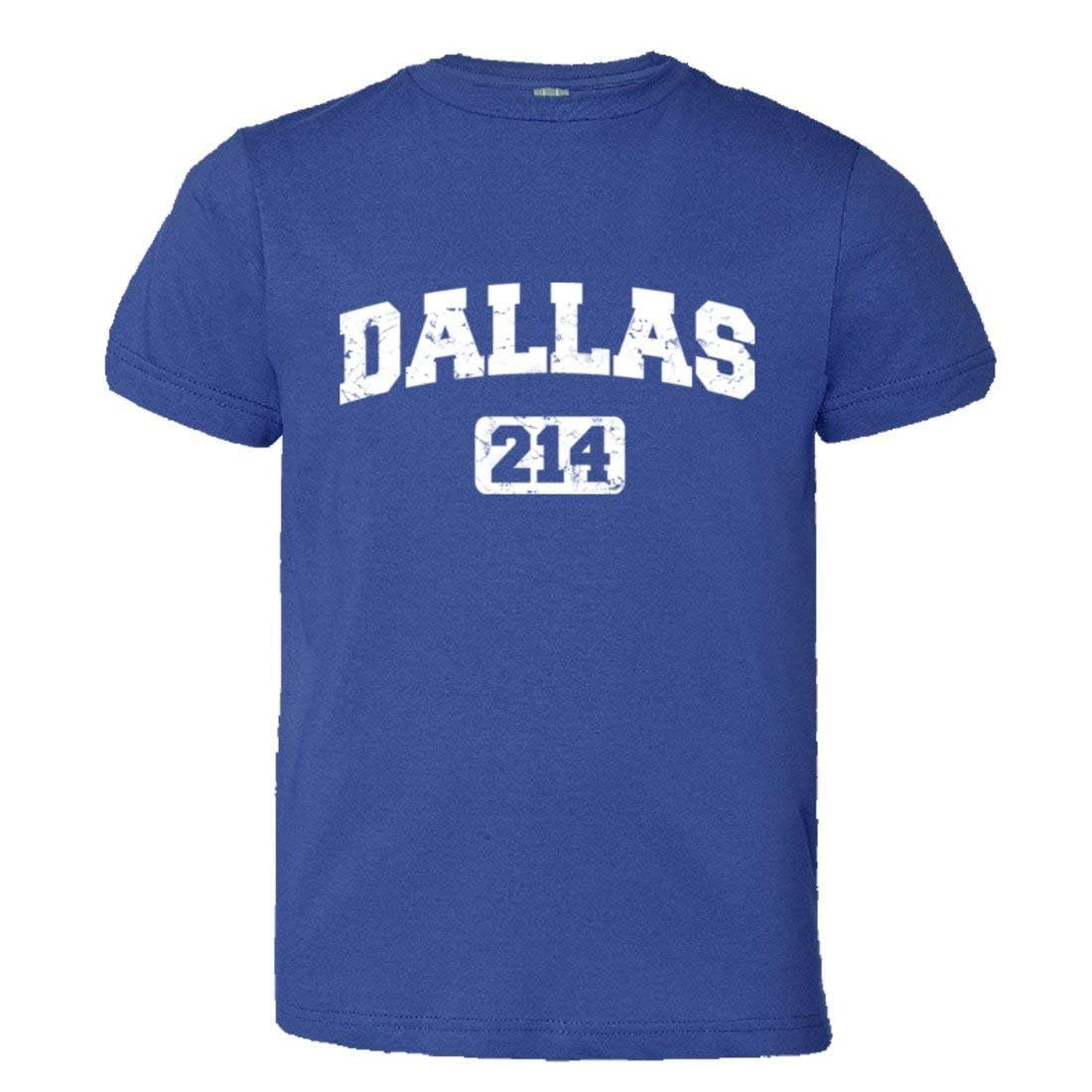 PleaseMeTees™ Youth Dallas 214 Area Code Distressed HQ Tee - Walmart.com