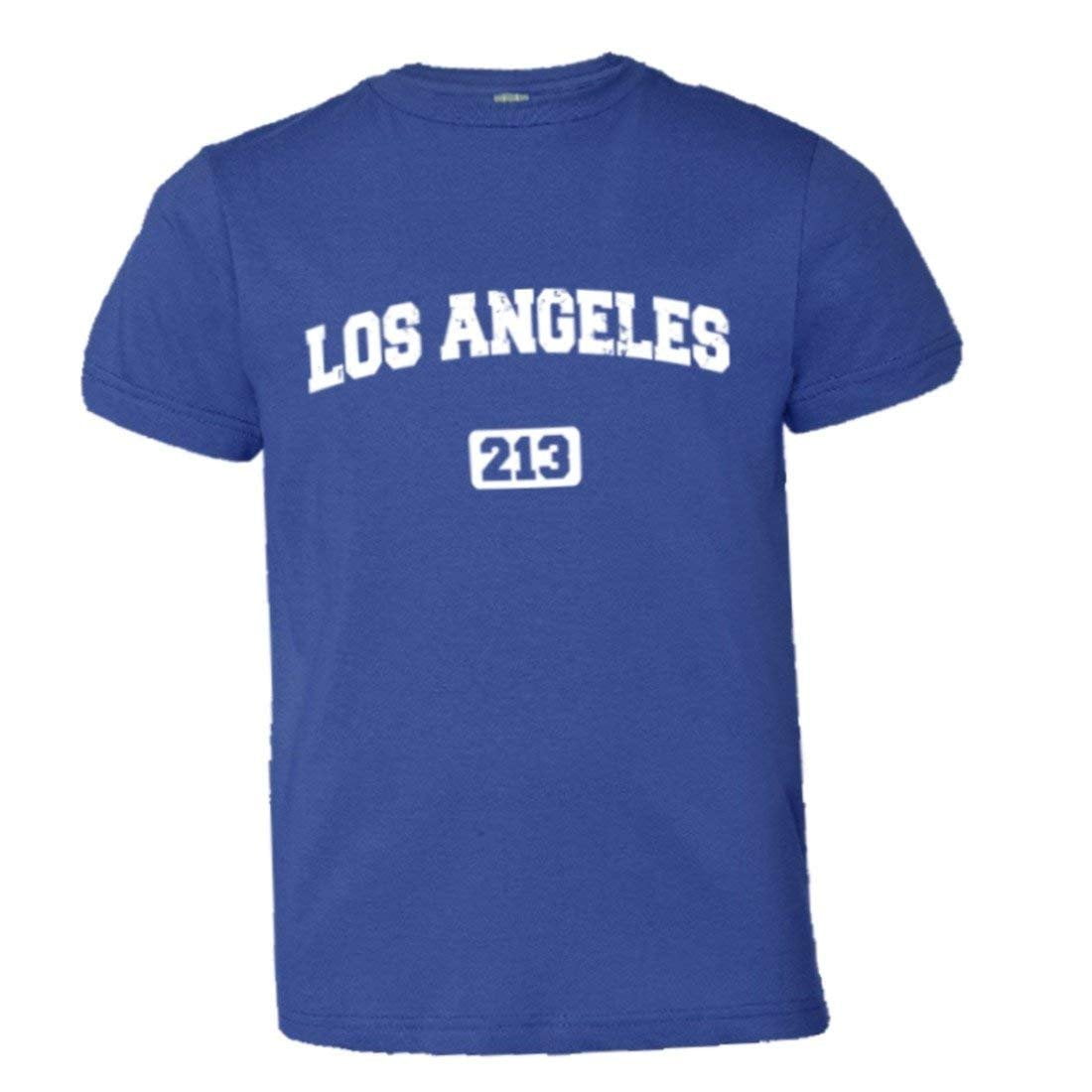 PleaseMeTees™ Youth Los Angeles 213 L.A. Area Code Distressed HQ Tee ...