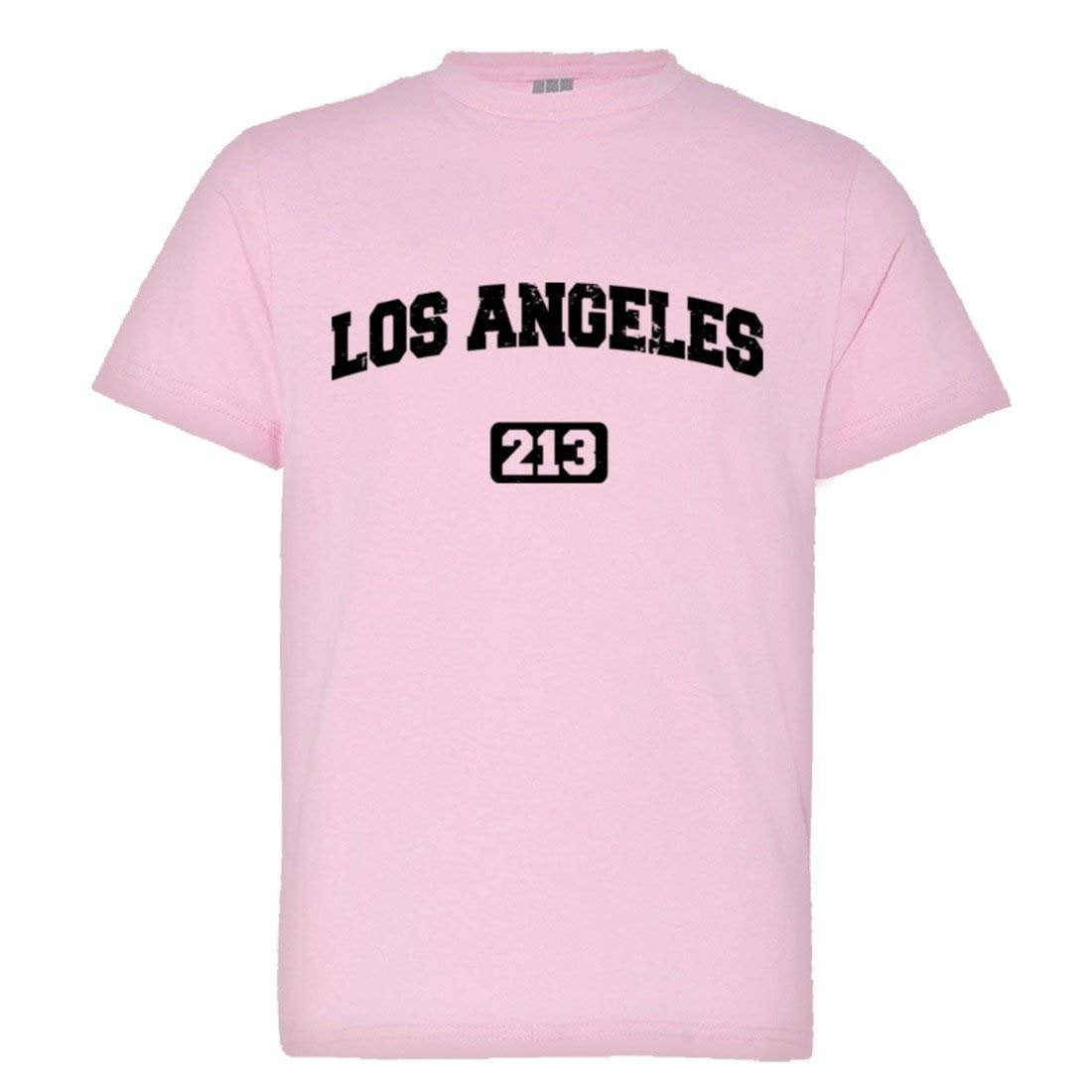 PleaseMeTees™ Youth Los Angeles 213 L.A. Area Code Distressed HQ Tee ...