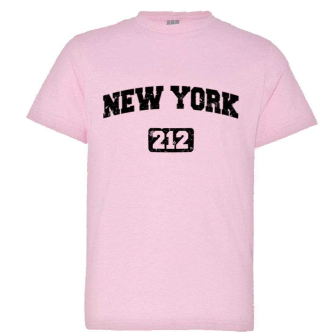 PleaseMeTees™ Youth New York 212 Area Code I Love NY Distressed HQ Tee ...