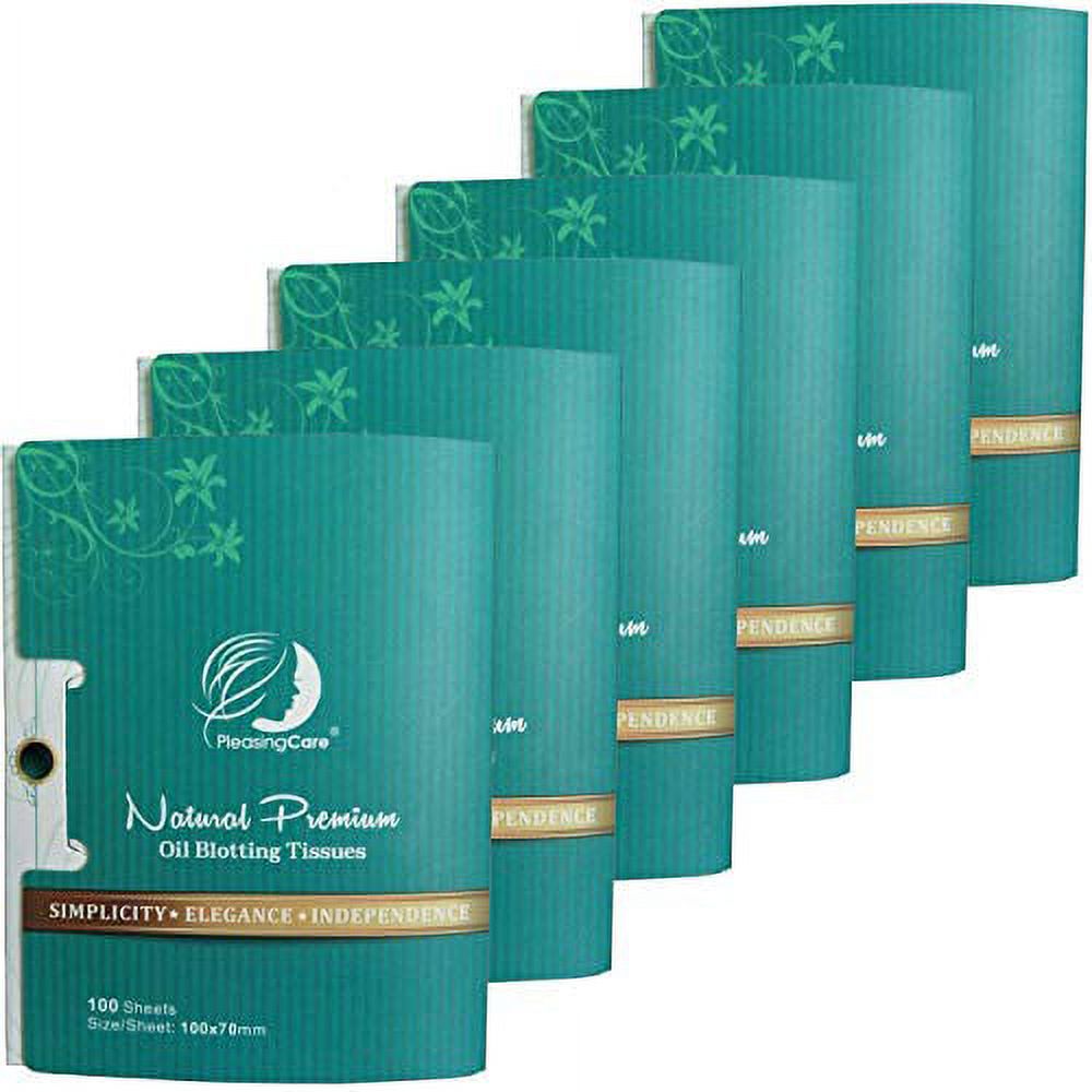 PleasingCare Oil Absorbing Facial Blotting Sheets For Oily Skin, 100 ...