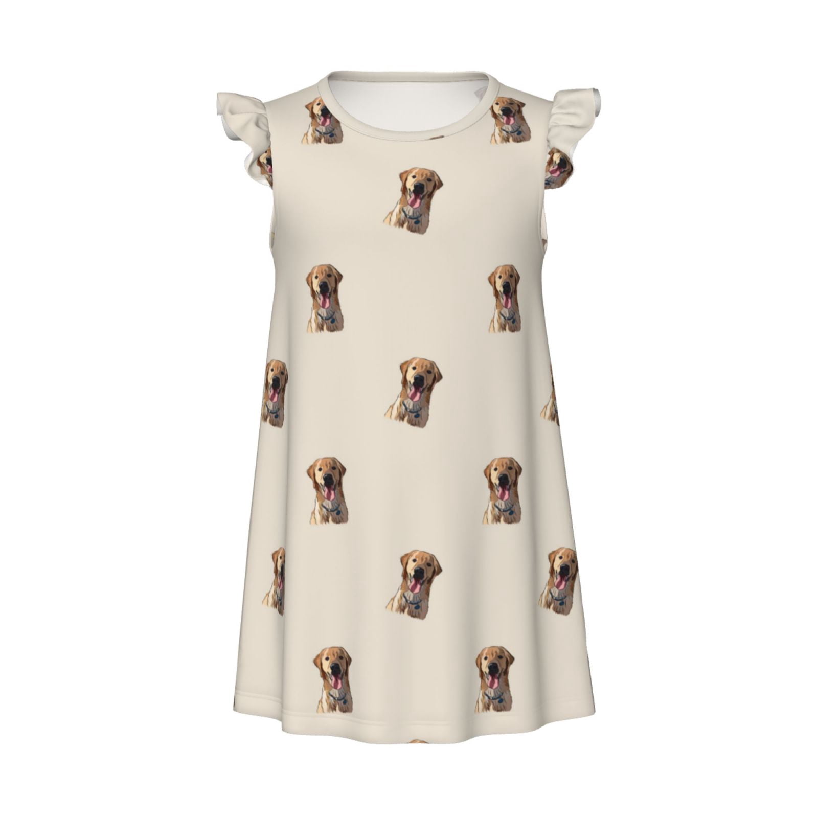 Pleasure Labrador Retriever Dog Girls Nightgowns, Short Sleeves ...