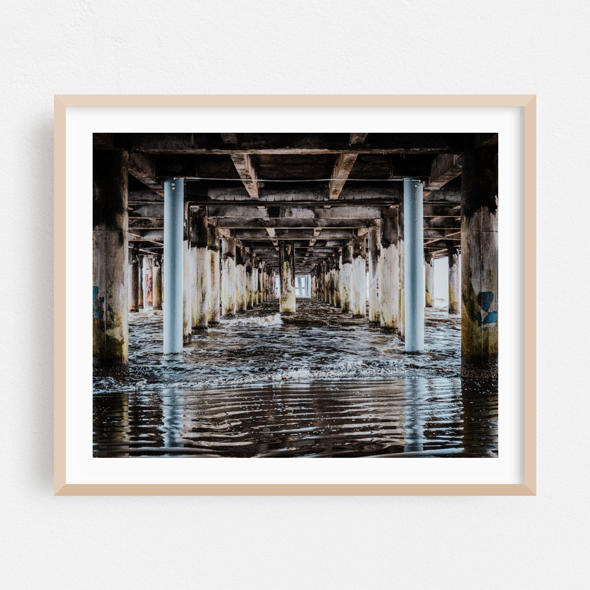 Under the Pleasure Pier at Galveston - Galveston Texas Photography ...