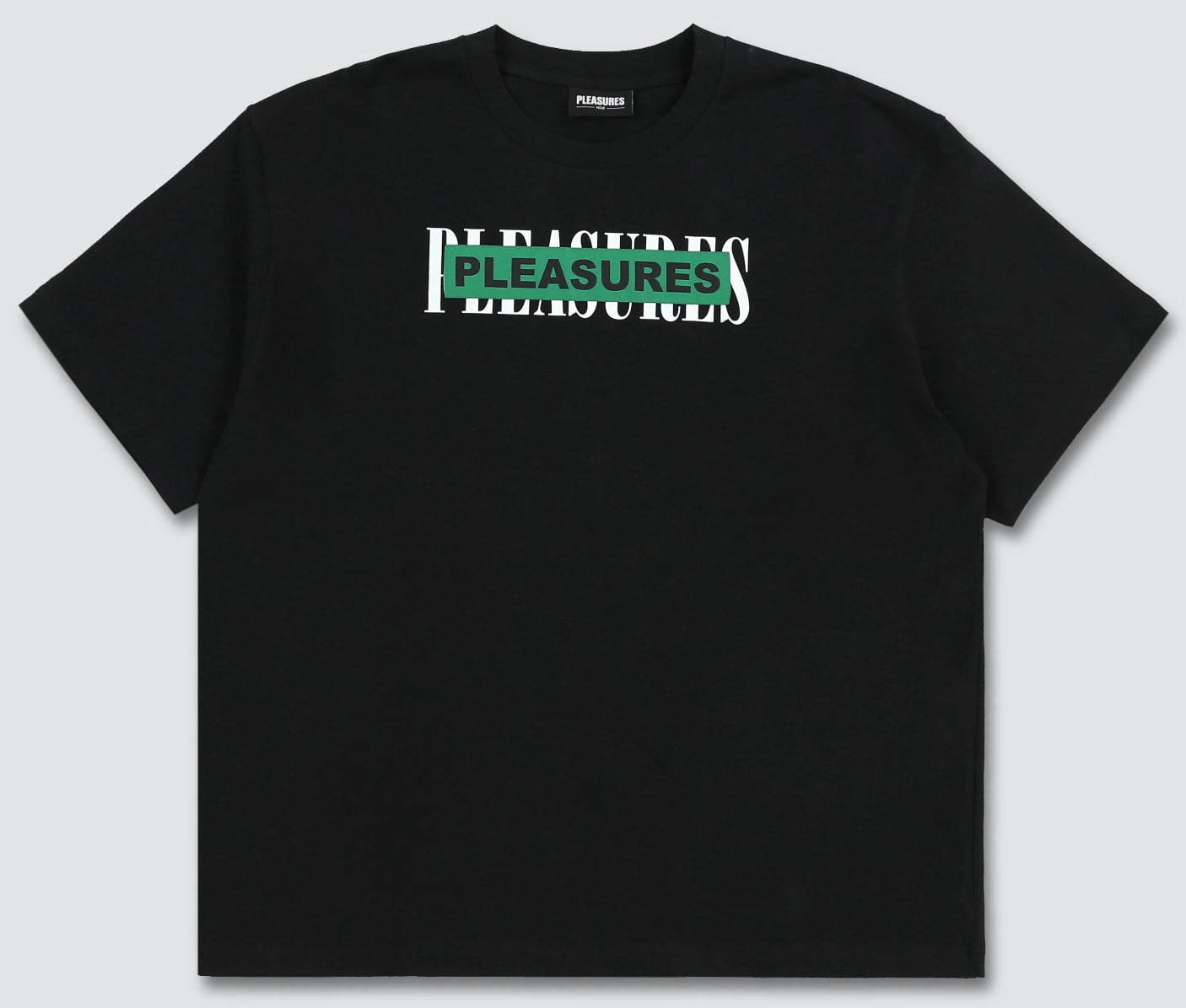 Pleasures Doubles Heavyweight Shirt Black 2023 Brand New - Walmart.com