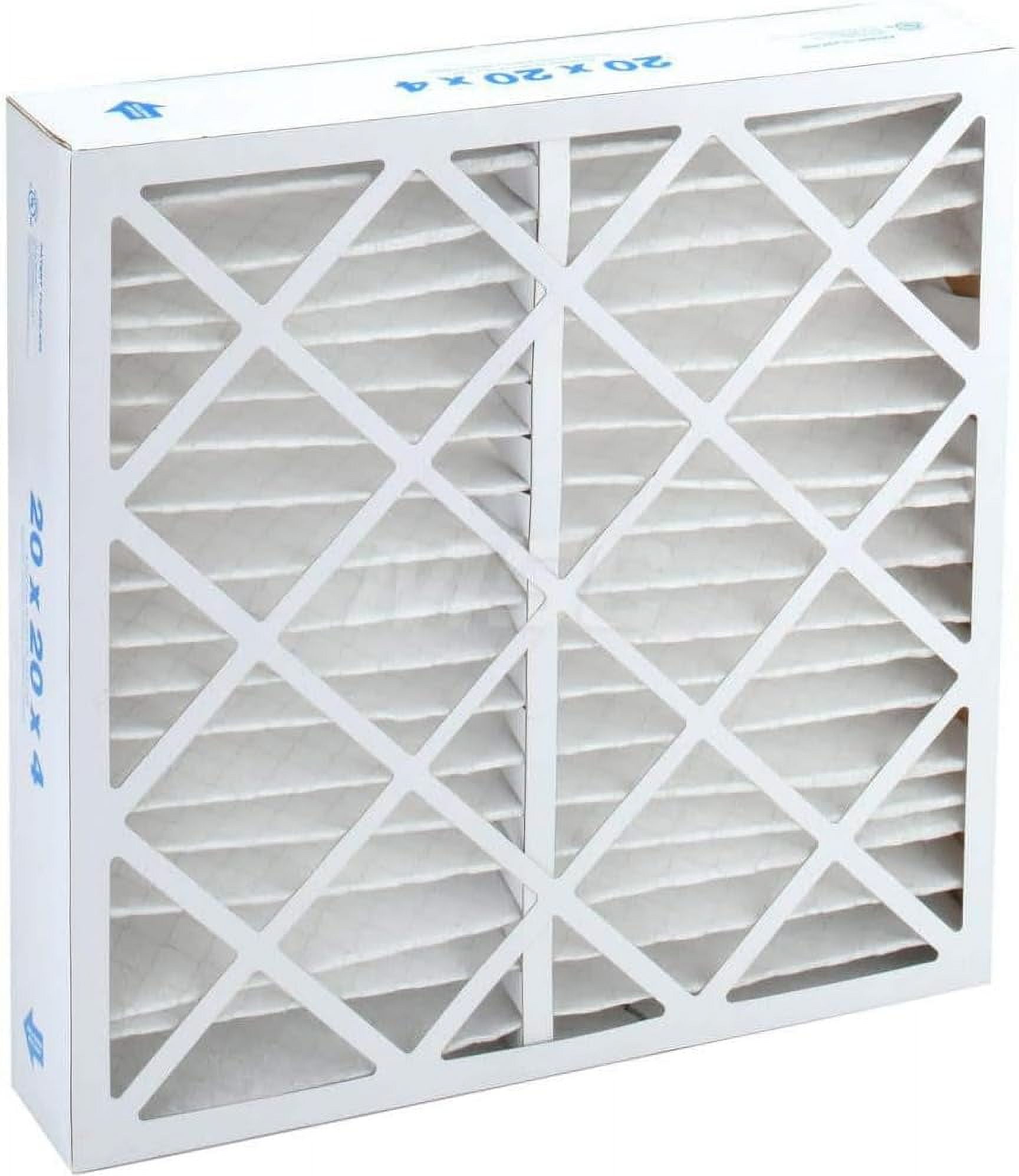 Pleated Air Filter with Paperboard Frame: MERV 10, 20x20x4 inches - Walmart.com