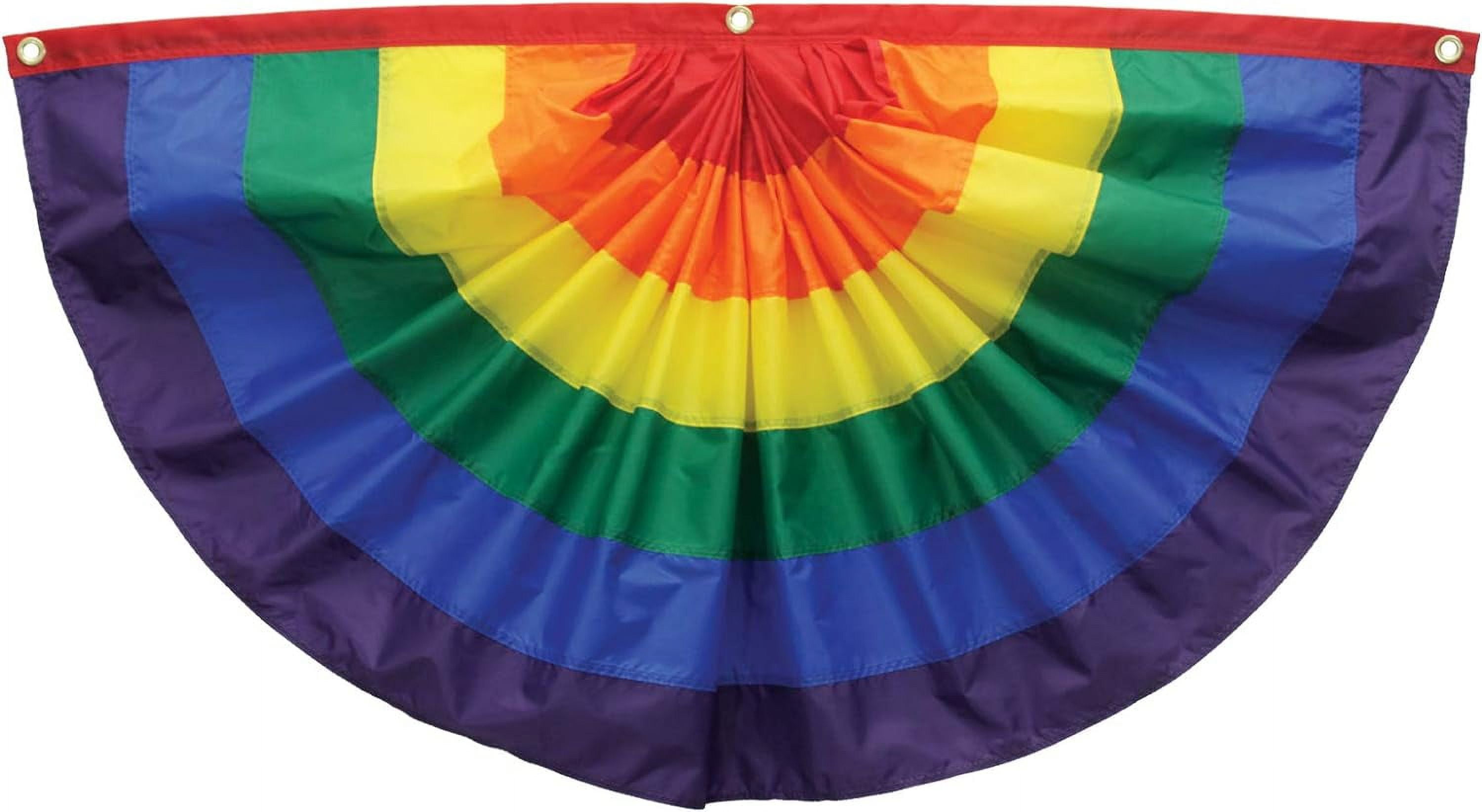 Pleated Fan Rabow Buntg, 4' x 2',3687 - Walmart.com