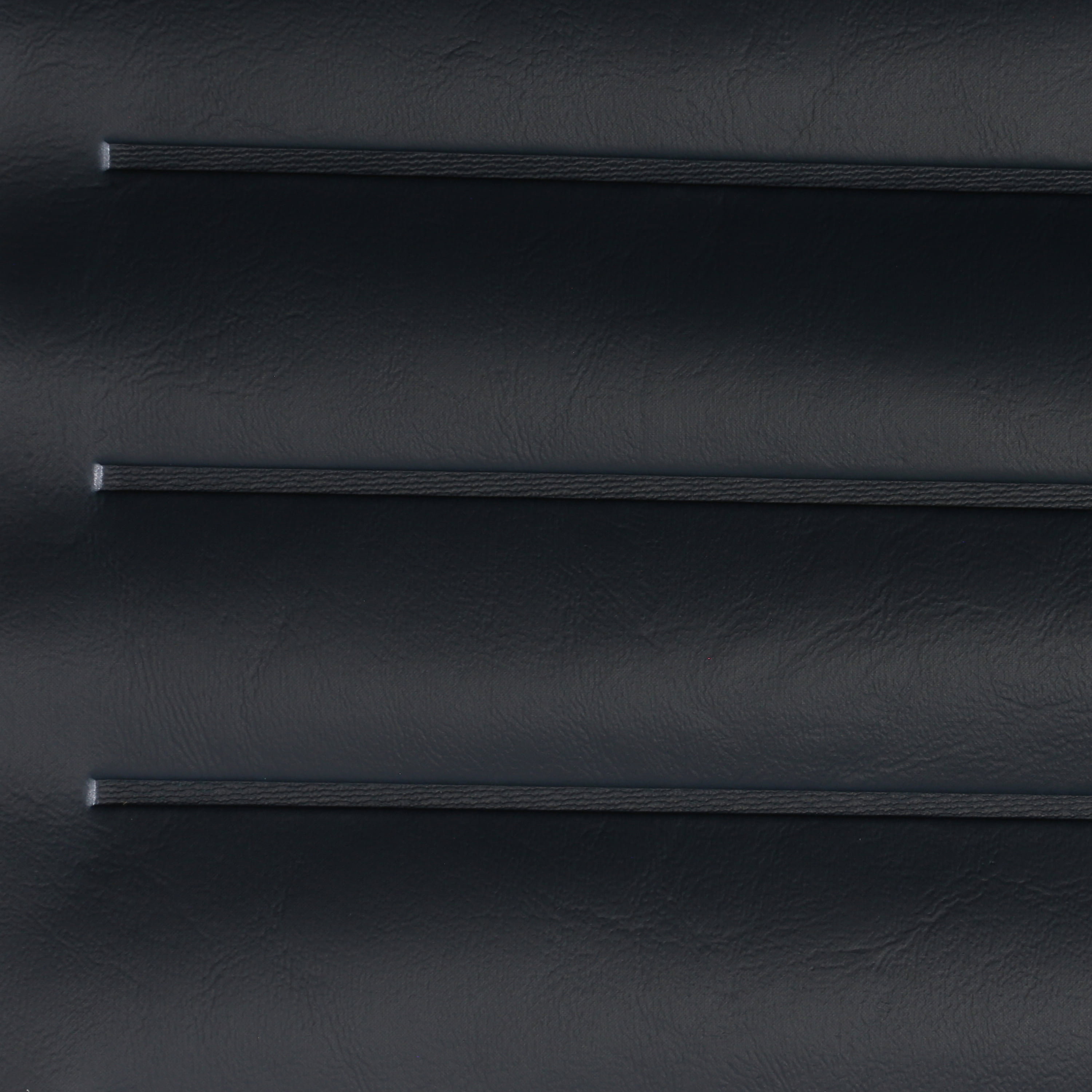 Pleated Marine Vinyl Upholstery Fabric Very Dark Blue SAMPLE 3" x 3 ...