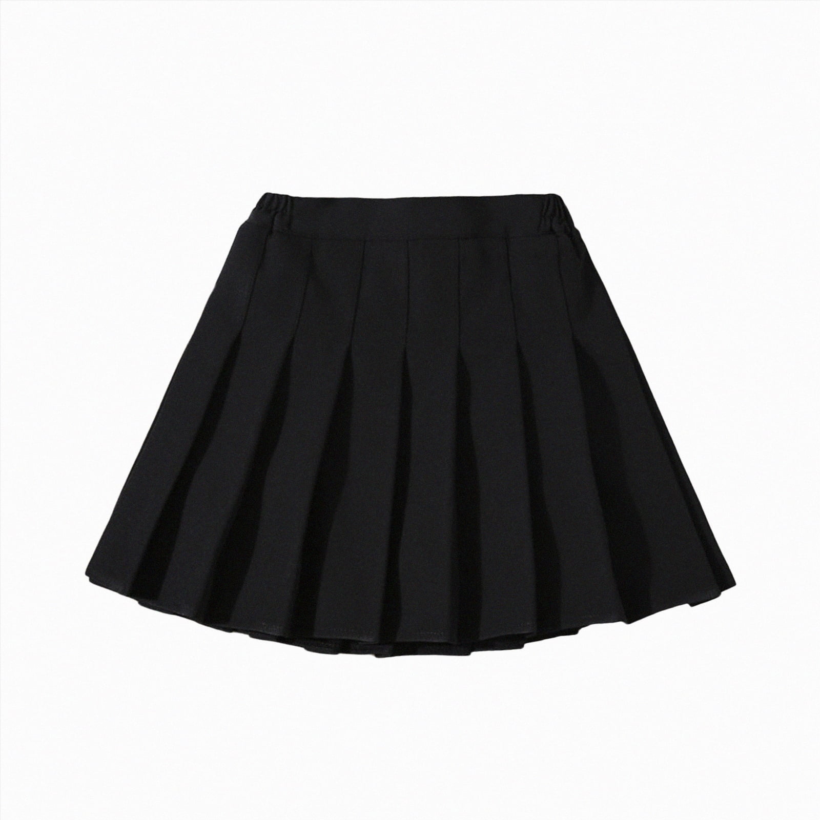 Pleated Skirts for Girls High Waisted School Uniform Skort with ...