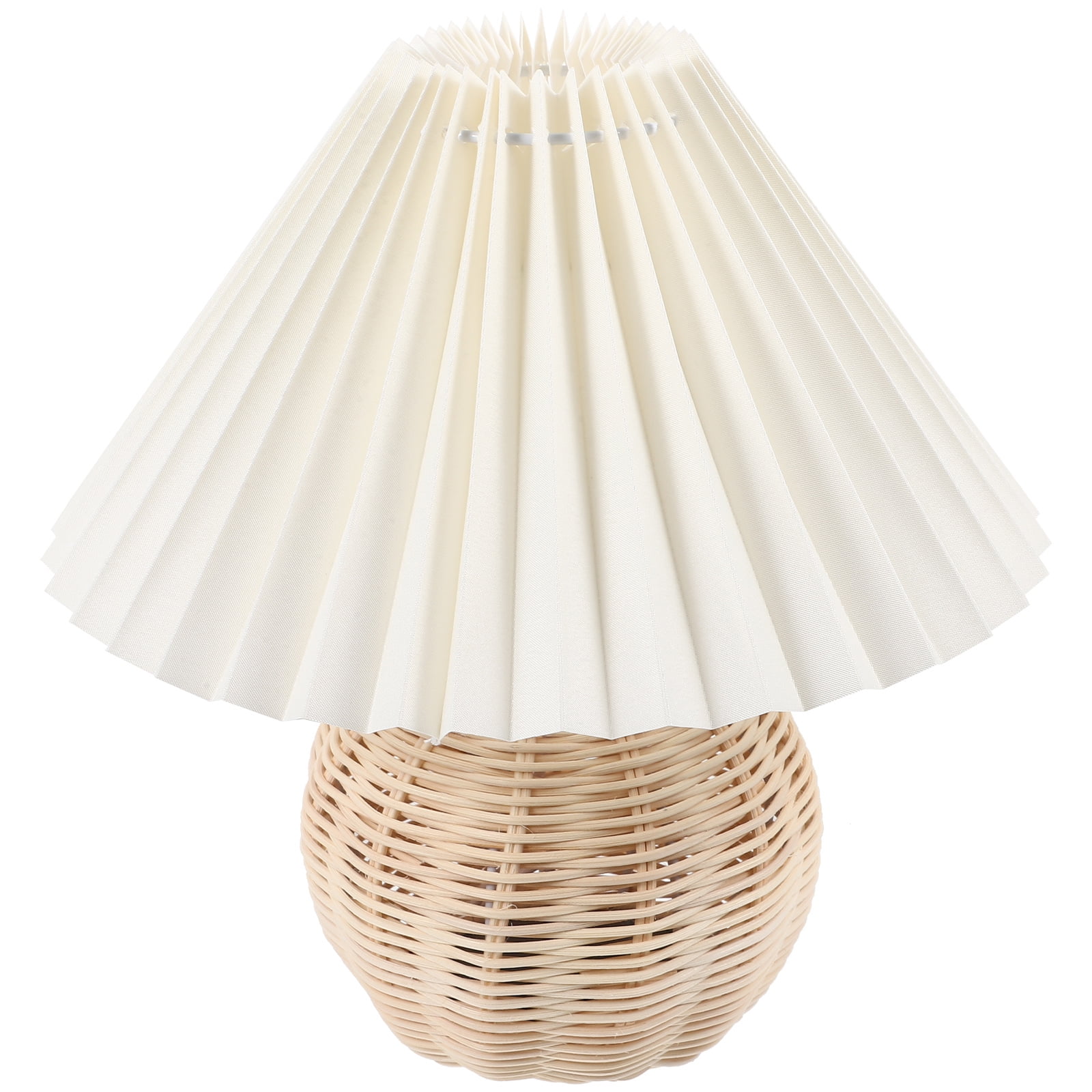 Pleated Table Lamp Desk Lamps Kawaii Bedside Nightlight Living Room ...