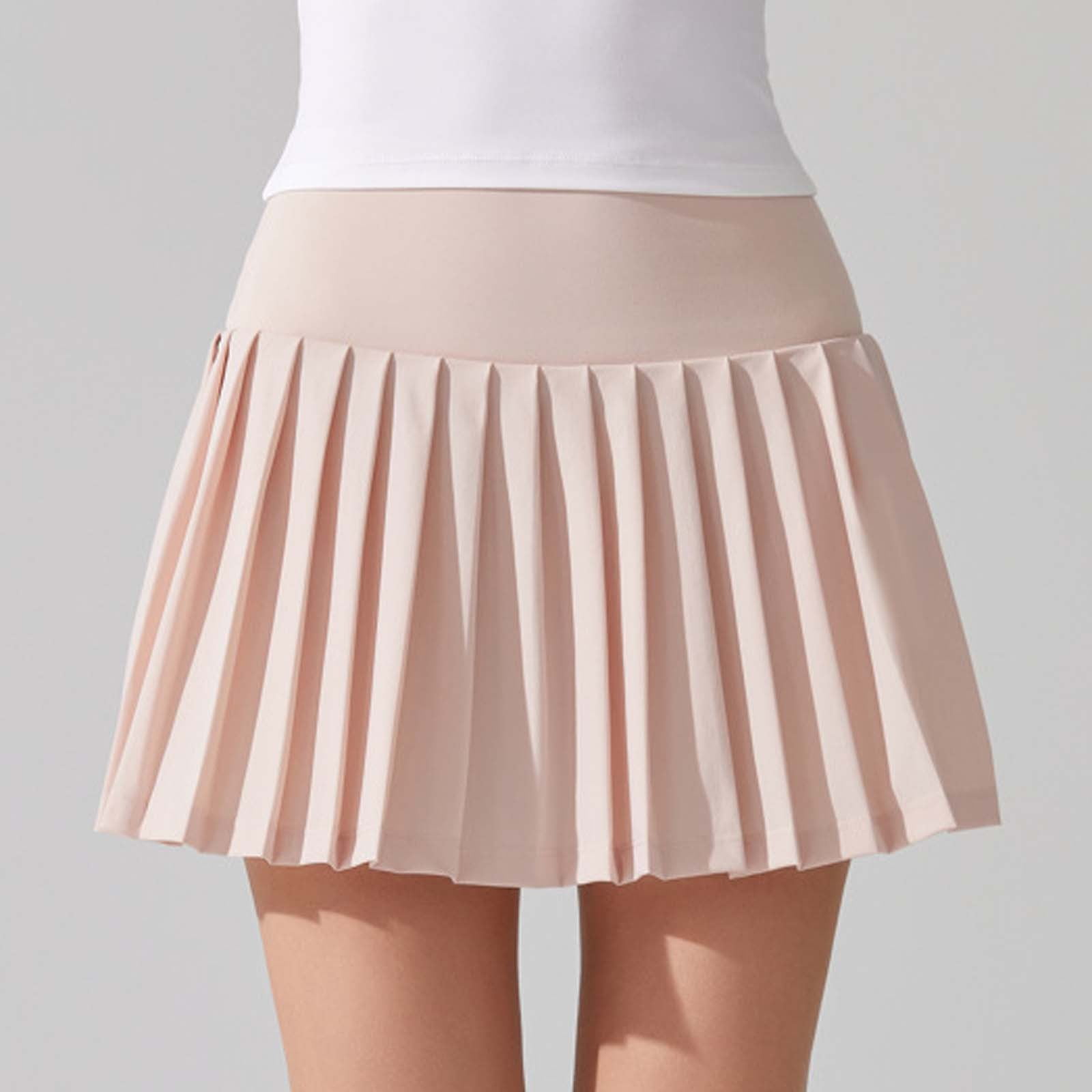 Pleated Tennis Skirt For Women With Shorts Athletic Skort Workout ...