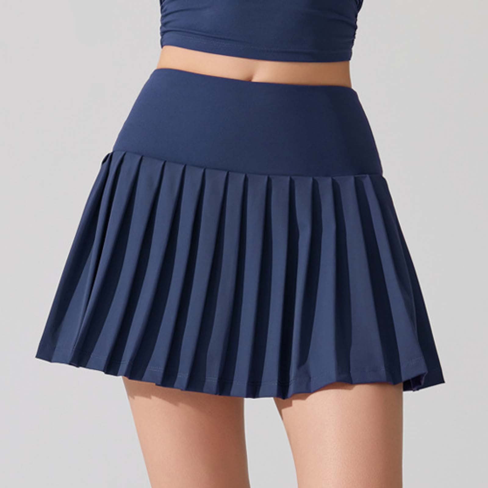 Pleated Tennis Skirt For Women With Shorts Athletic Skort Workout ...
