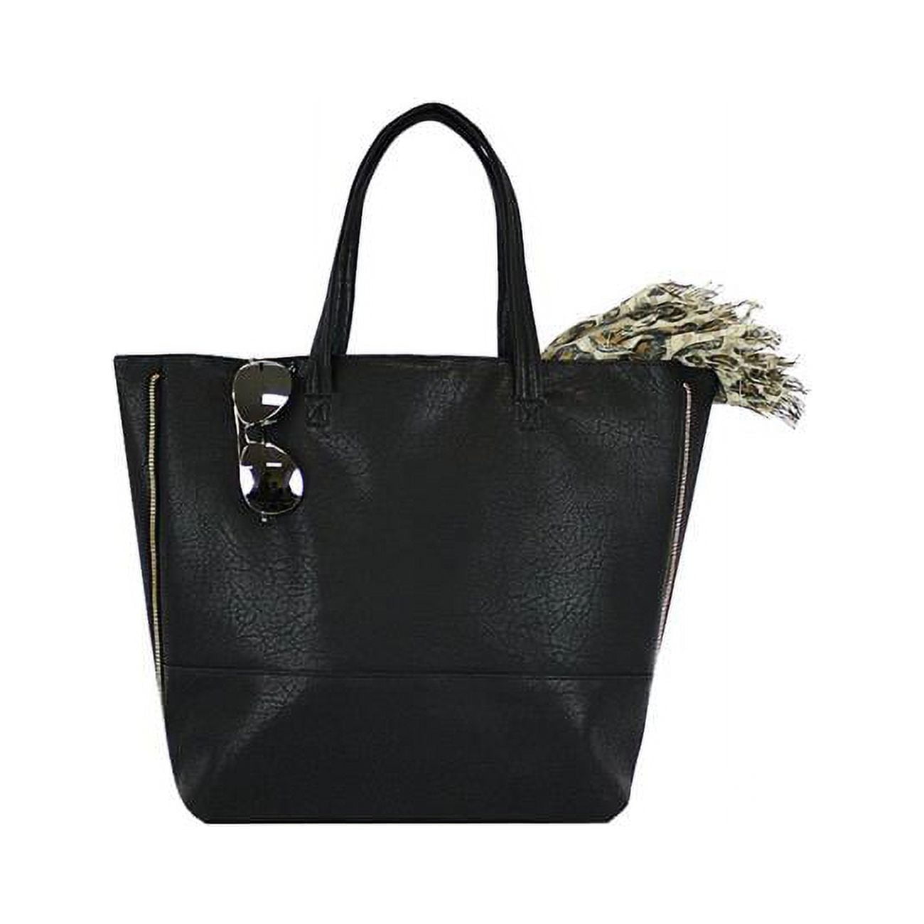 Pleather Tote Bag - Walmart.com