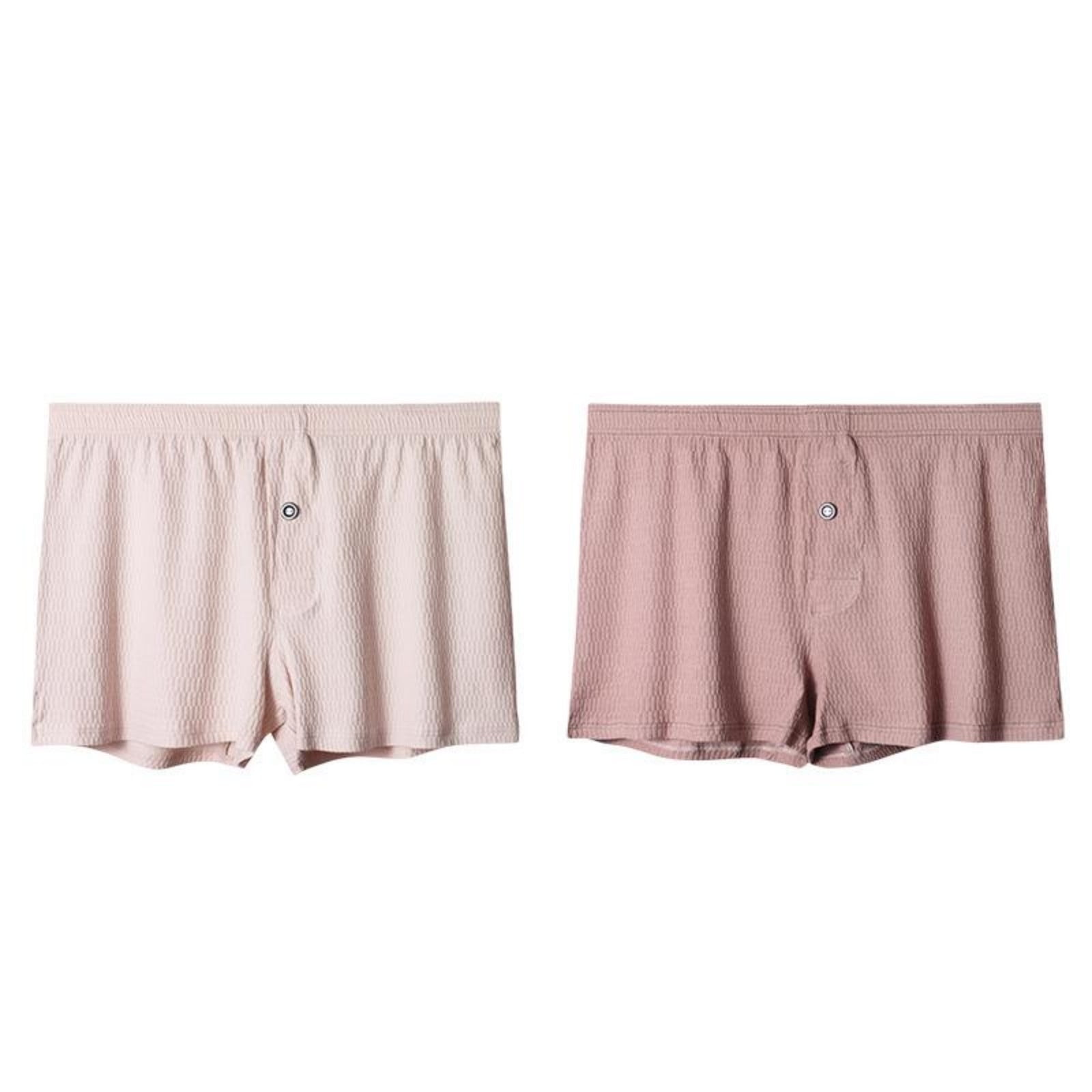 Plebaso Boxer Briefs for Men Lounge Soft Cotton Boxer Shorts Mens Loose ...