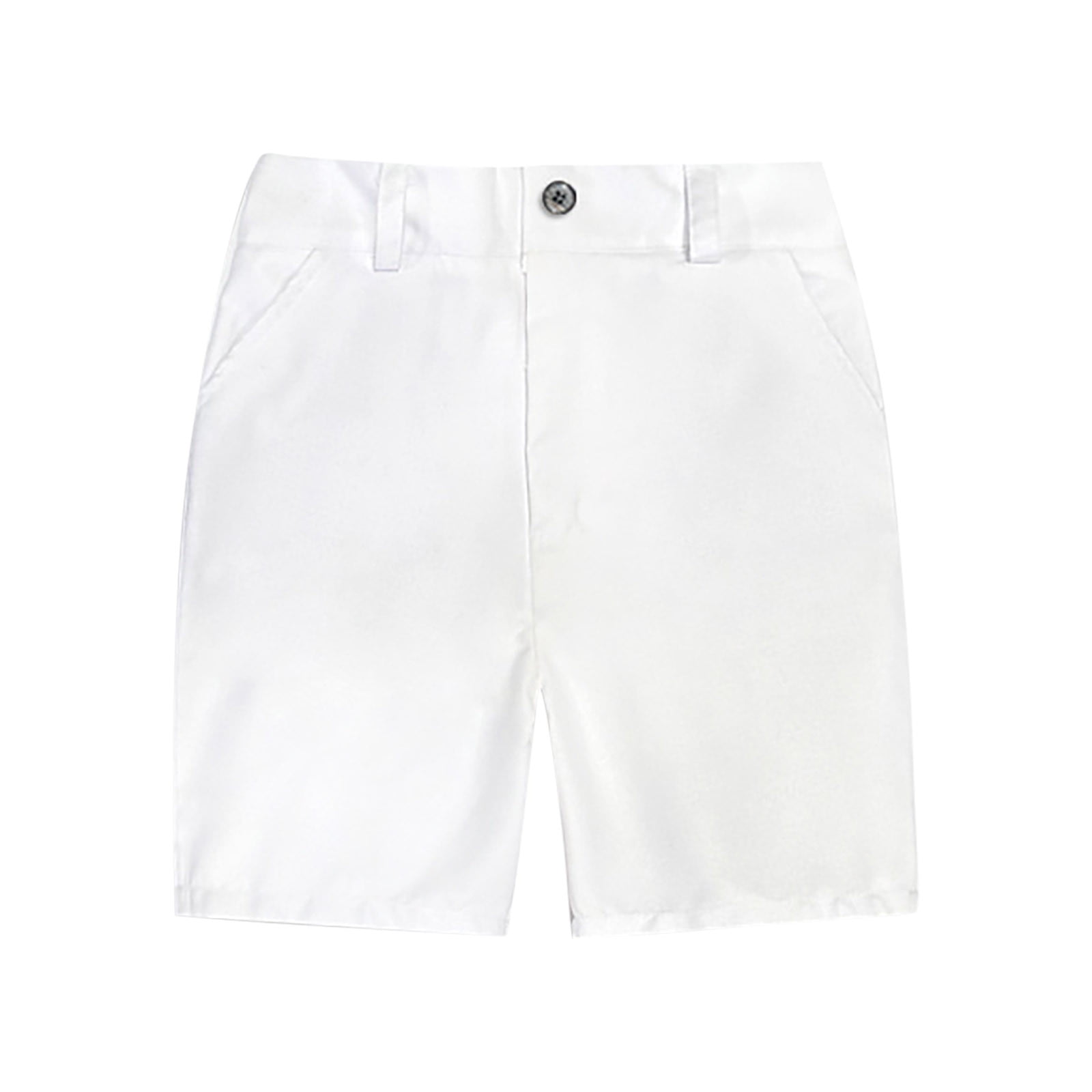 Plebaso Dress Shorts for Boys Girls School Uniform Kids Pull on Shorts ...