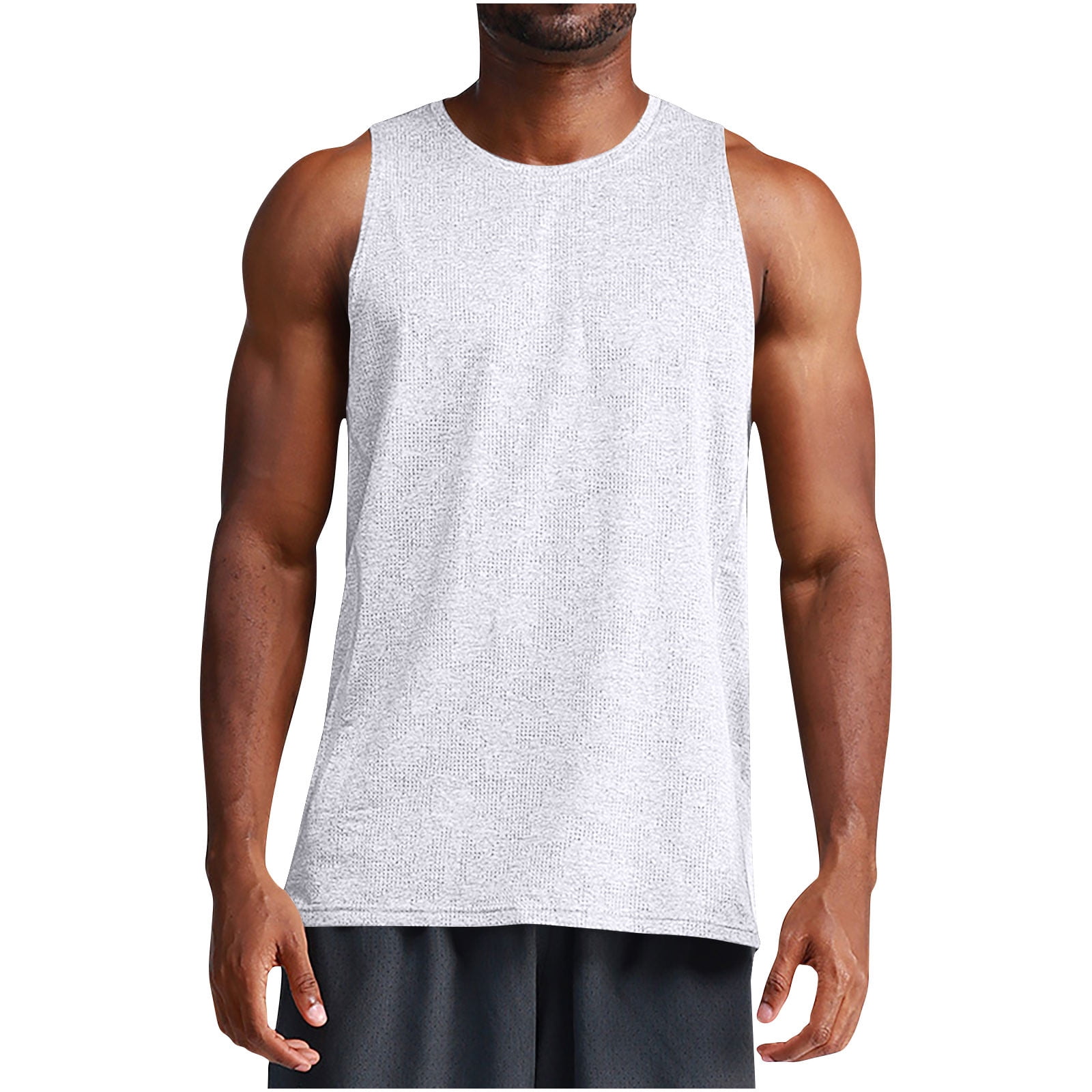 Plebaso Tank Tops for Men Sleeveless Athletic Muscle Tops Breathable ...