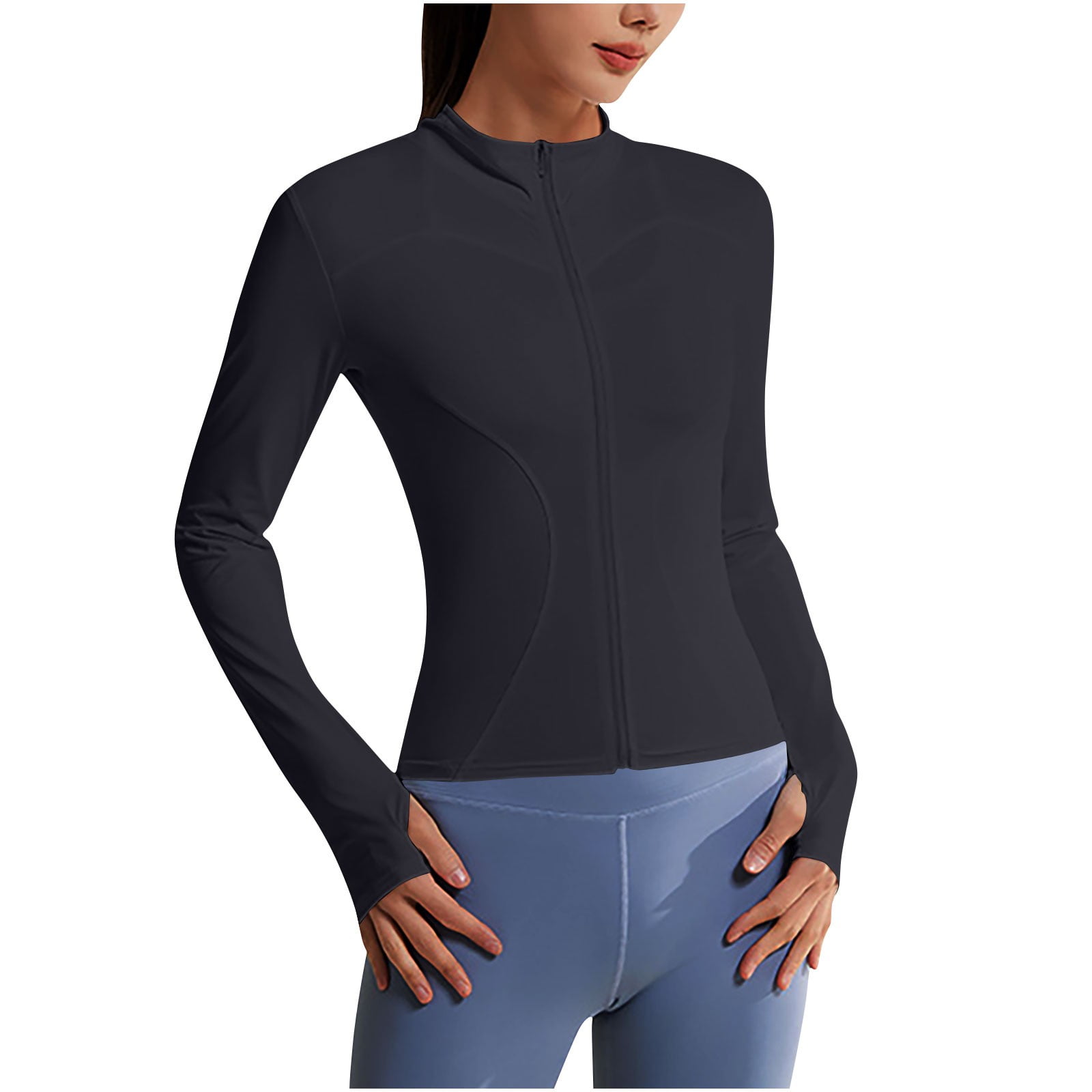 Plebaso Women's Sun Protection Jacket UPF 50+ Long Sleeve Sun Shirts ...