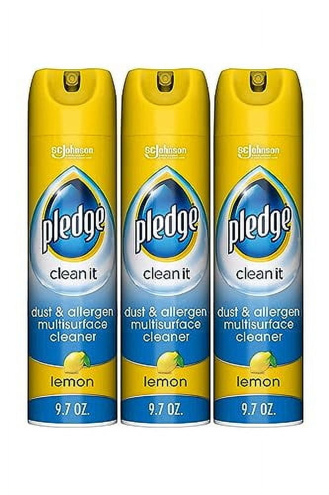 Pledge Everyday Clean Multi Surface Cleaner Aerosol, Dust & Allergen ...
